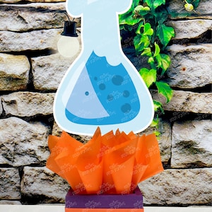 Science Birthday Theme Centerpiece Decoration | Science Party | Science ...