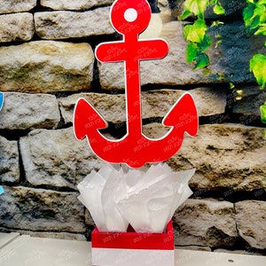 Nautical Boy Baby Shower Nautical Birthday Centerpiece for Guest Table ...