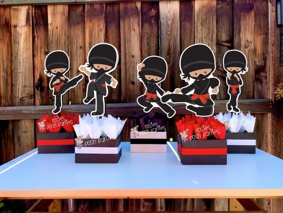 Ninja Birthday Ninja Party Ninja Centerpiece Decoration Ninja Birthday ...