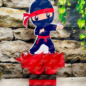 Ninja Birthday Theme Ninja Karate Party Centerpiece Decoration Ninja ...
