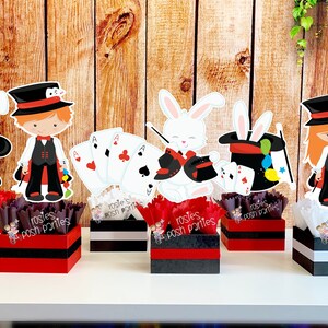 Magician Birthday Decorations Magician Centerpiece Magic Show | Etsy