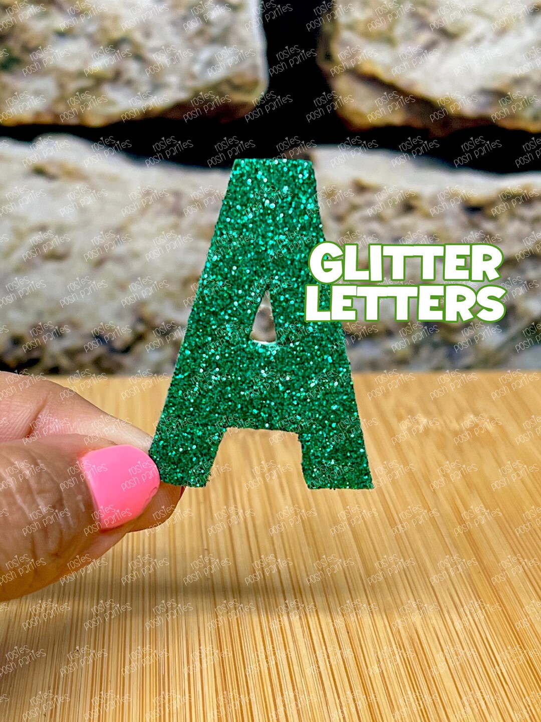Glitter Foam Letters | Alphabet Letters | Pick Your Own Letters | You ...