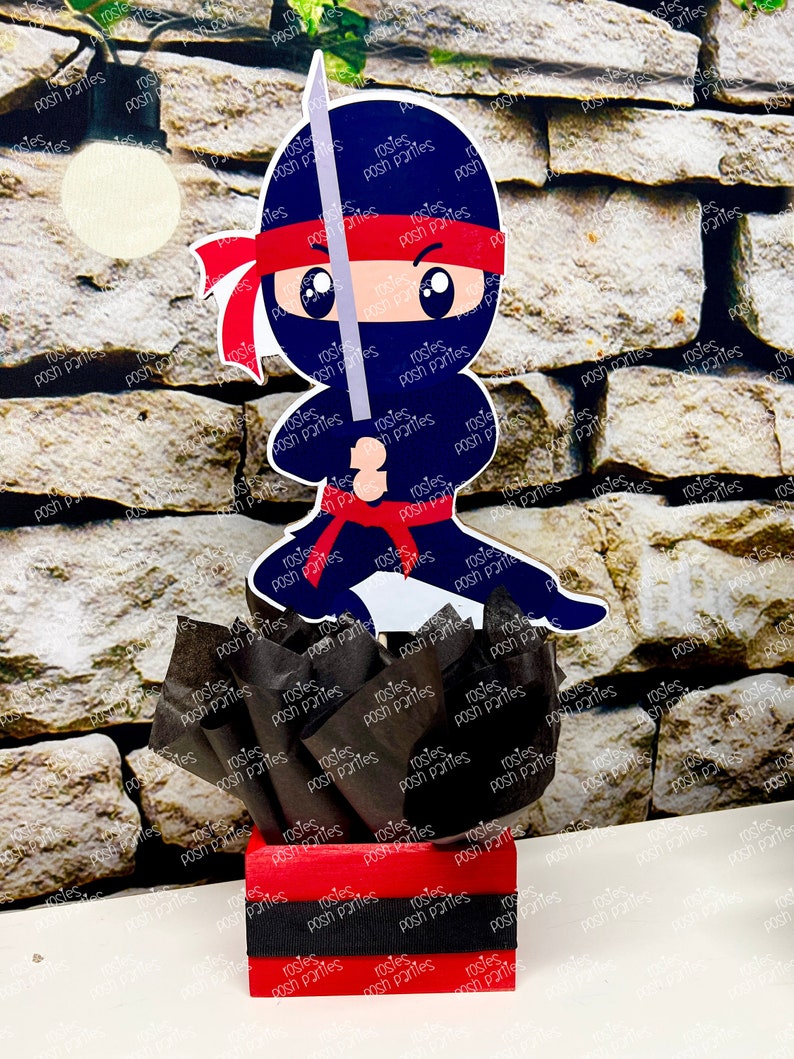 Ninja Birthday Theme | Ninja Karate Party Centerpiece Decoration ...