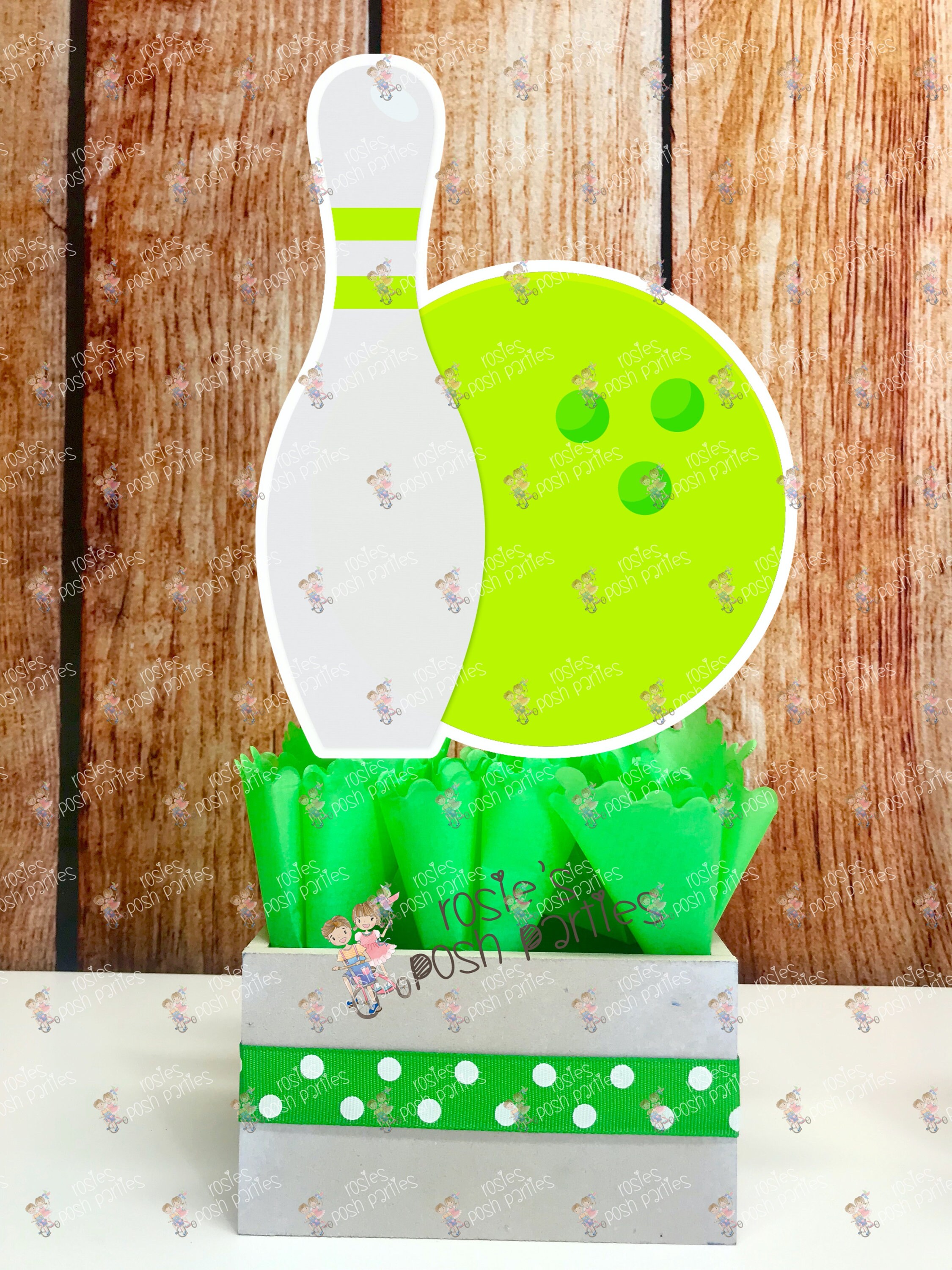 Bowling Theme Birthday Party Decoration Centerpiece Bowling - Etsy