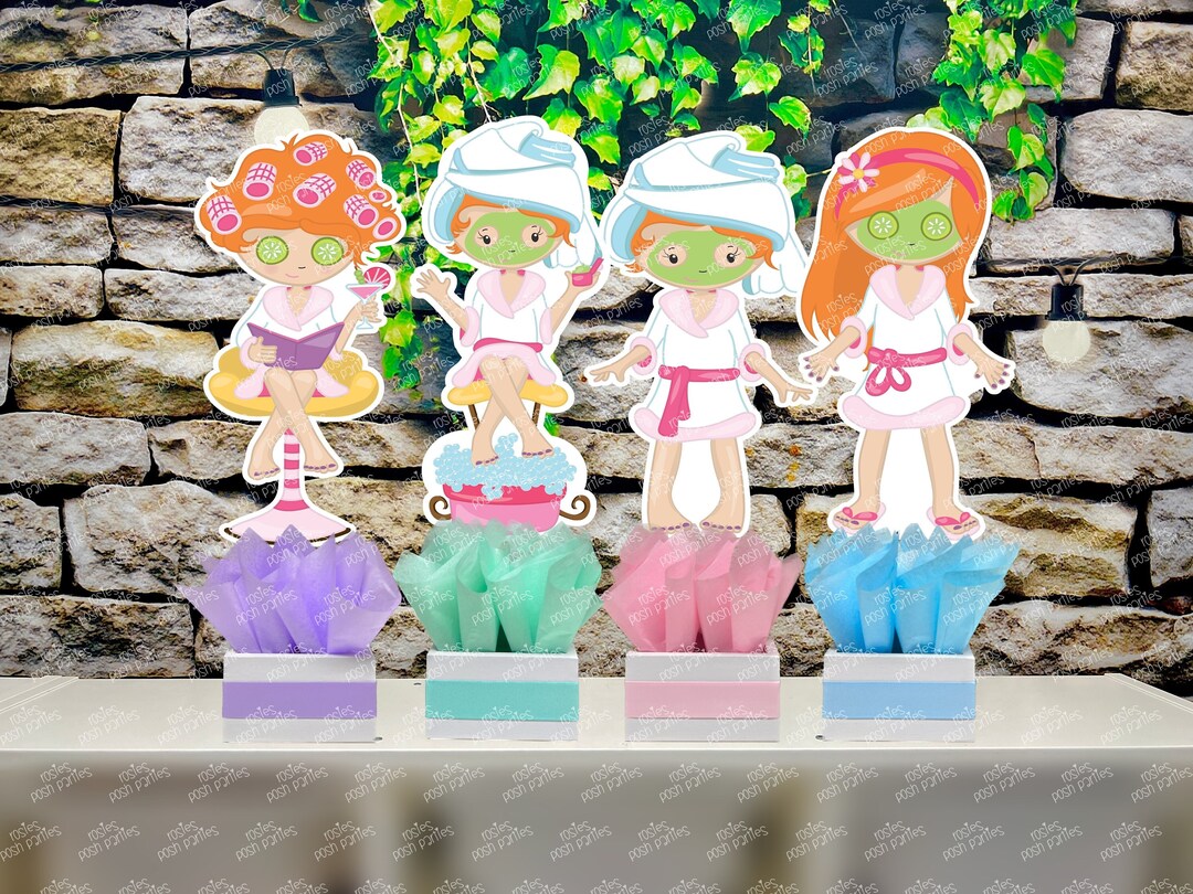 Spa Day Birthday Party Theme | Spa Day Party Centerpiece | Bridal ...