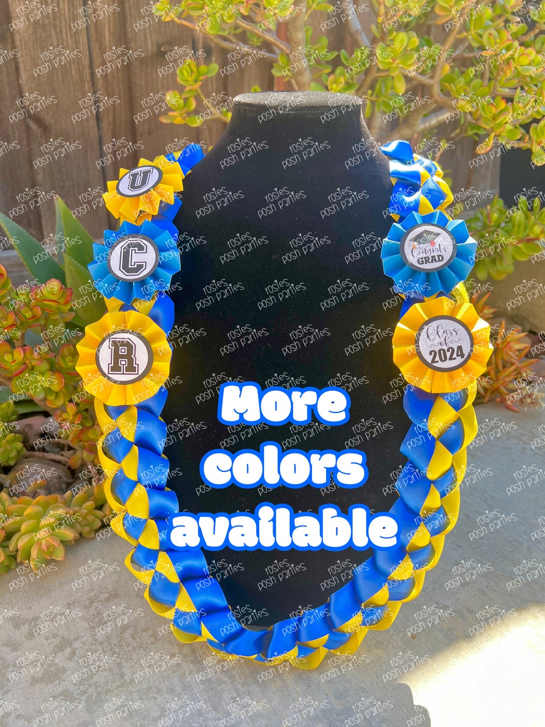 Graduation Lei Promotion Gift Lei Senior Night Gift Lei Braided Ribbon ...