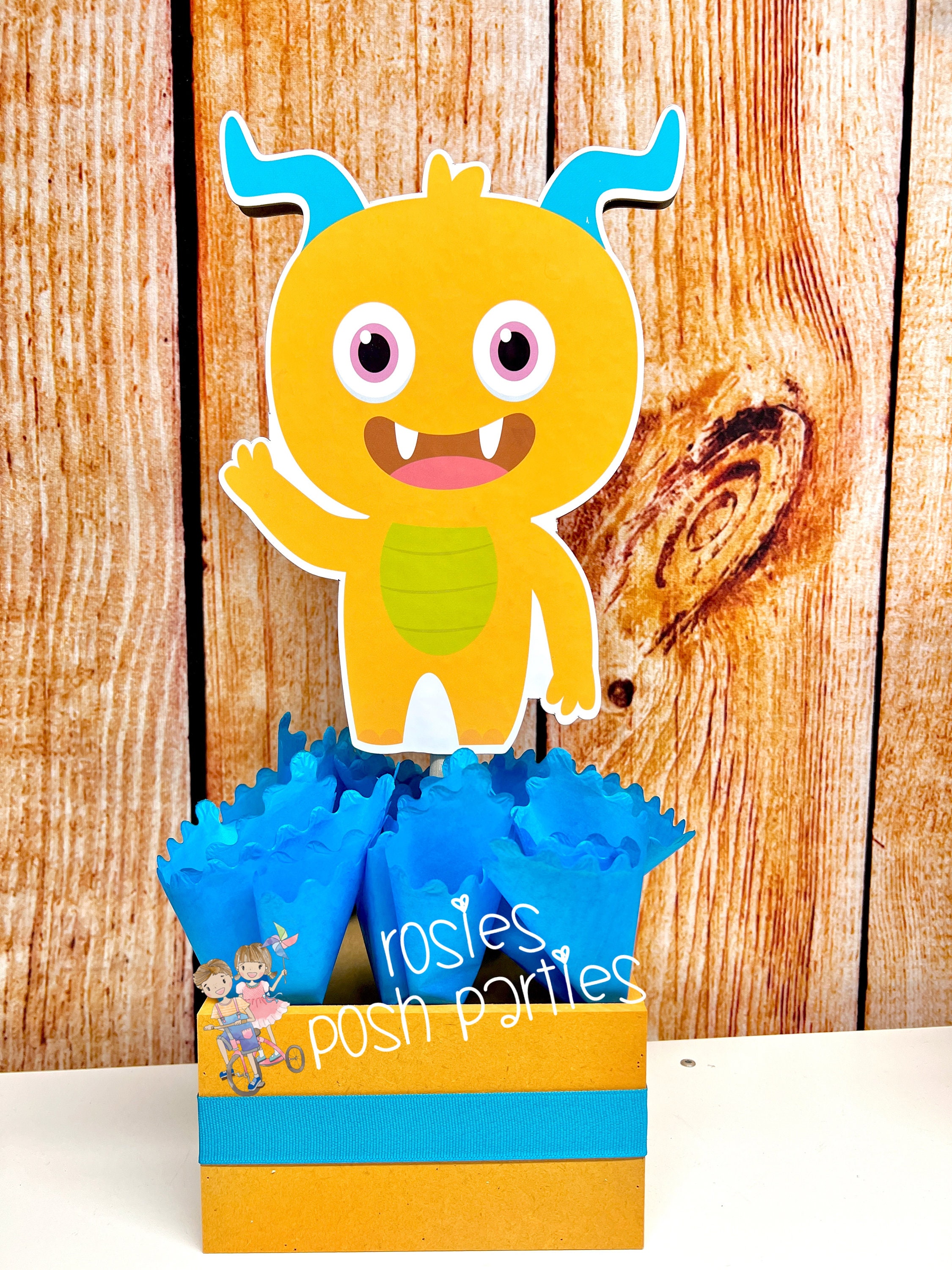 Monster Birthday Centerpieces Little Monsters Cute Birthday | Etsy