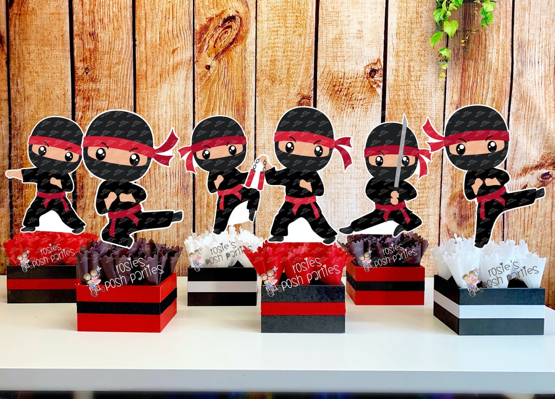 Ninja Birthday Theme Ninja Karate Party Centerpiece - Etsy