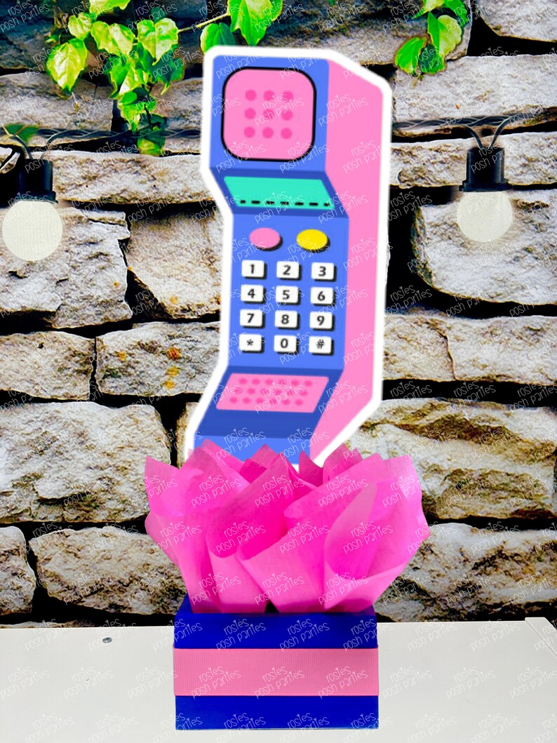 I Love the 80s Theme| 80s Birthday Centerpiece | 80s Party Decoration ...