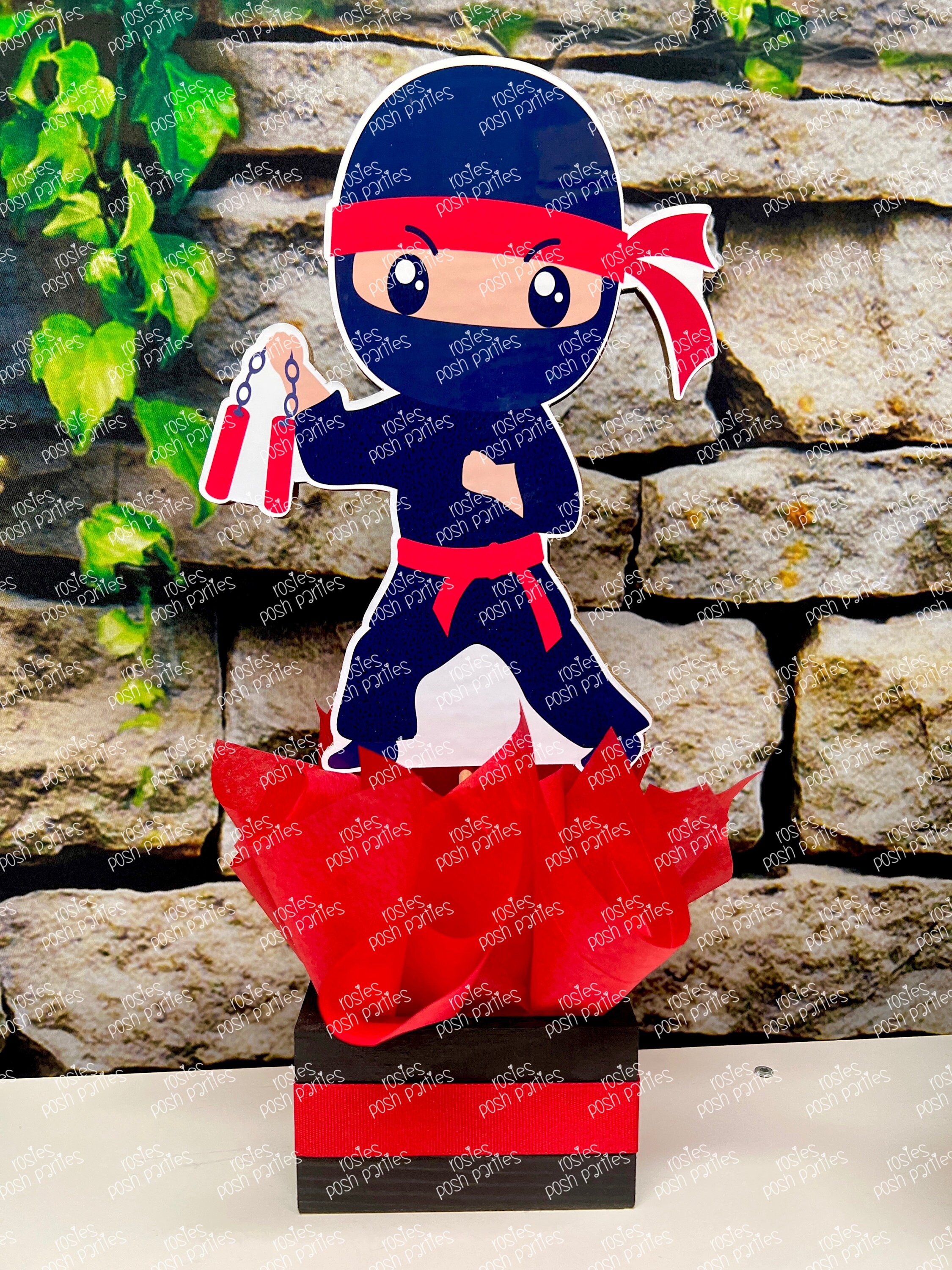 Ninja Birthday Theme | Ninja Karate Party Centerpiece Decoration ...