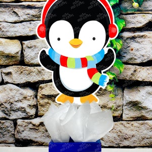 Penguin Birthday Theme | Winter Wonderland Centerpieces | Penguin Theme ...