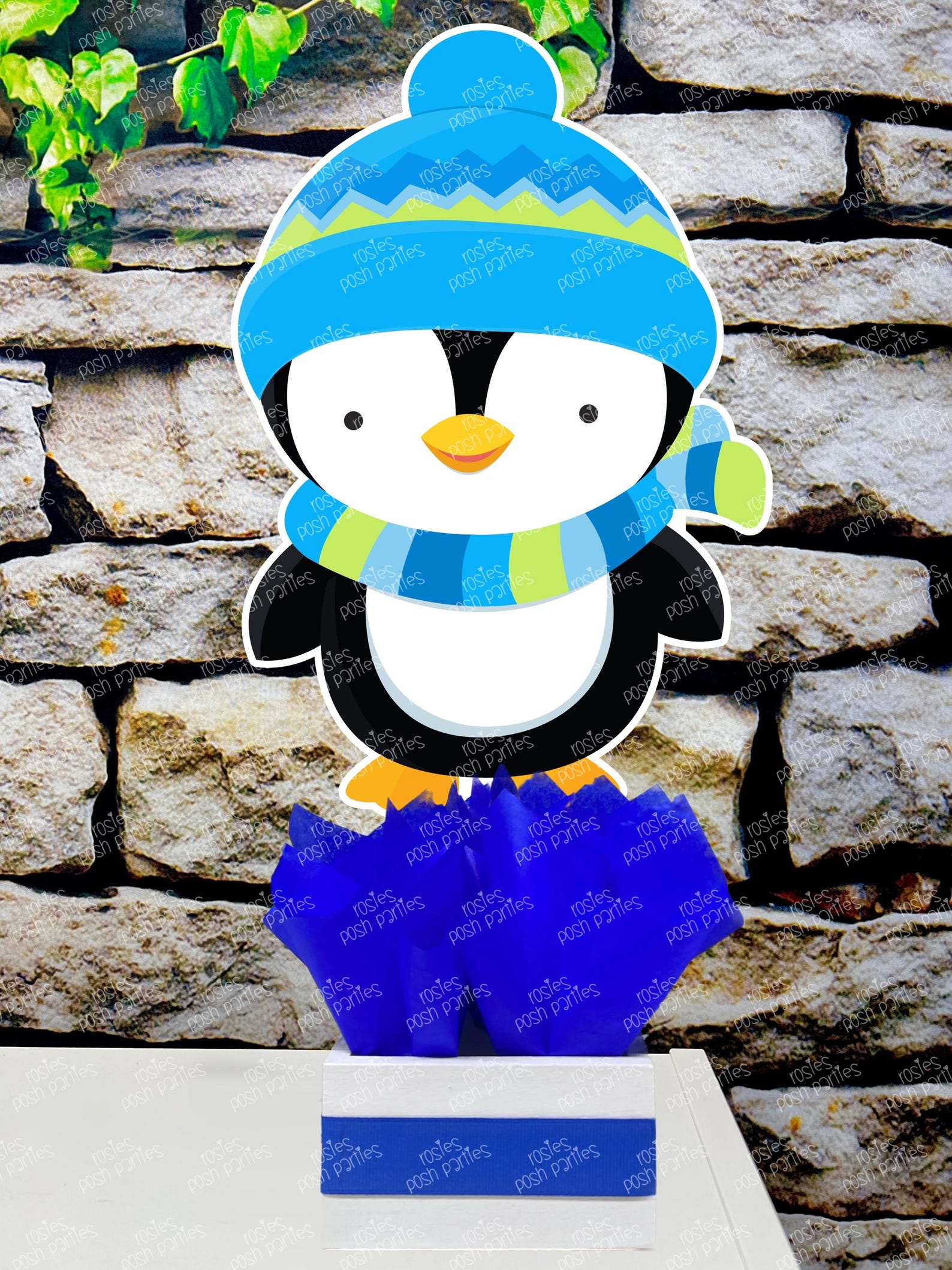 Penguin Birthday Theme | Winter Wonderland Centerpieces | Penguin Theme ...