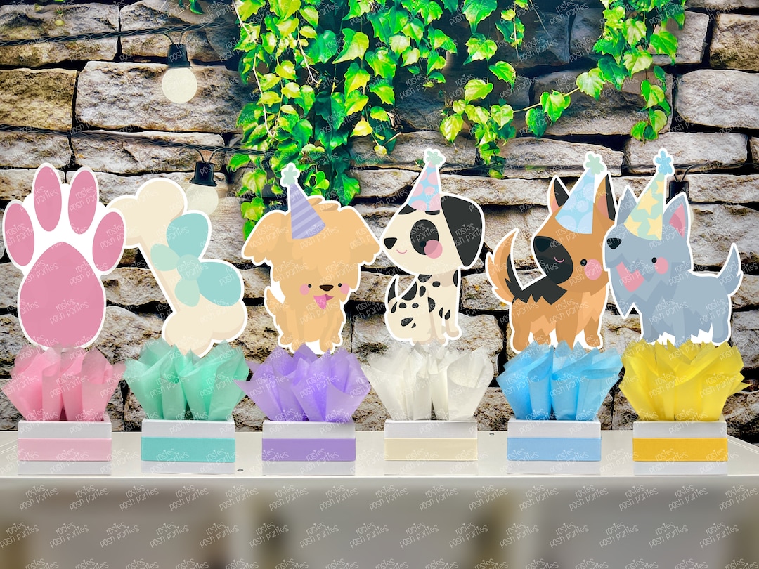 Dog Pawty Birthday Party Theme | Puppy Pawty Theme Birthday Theme | Dog ...