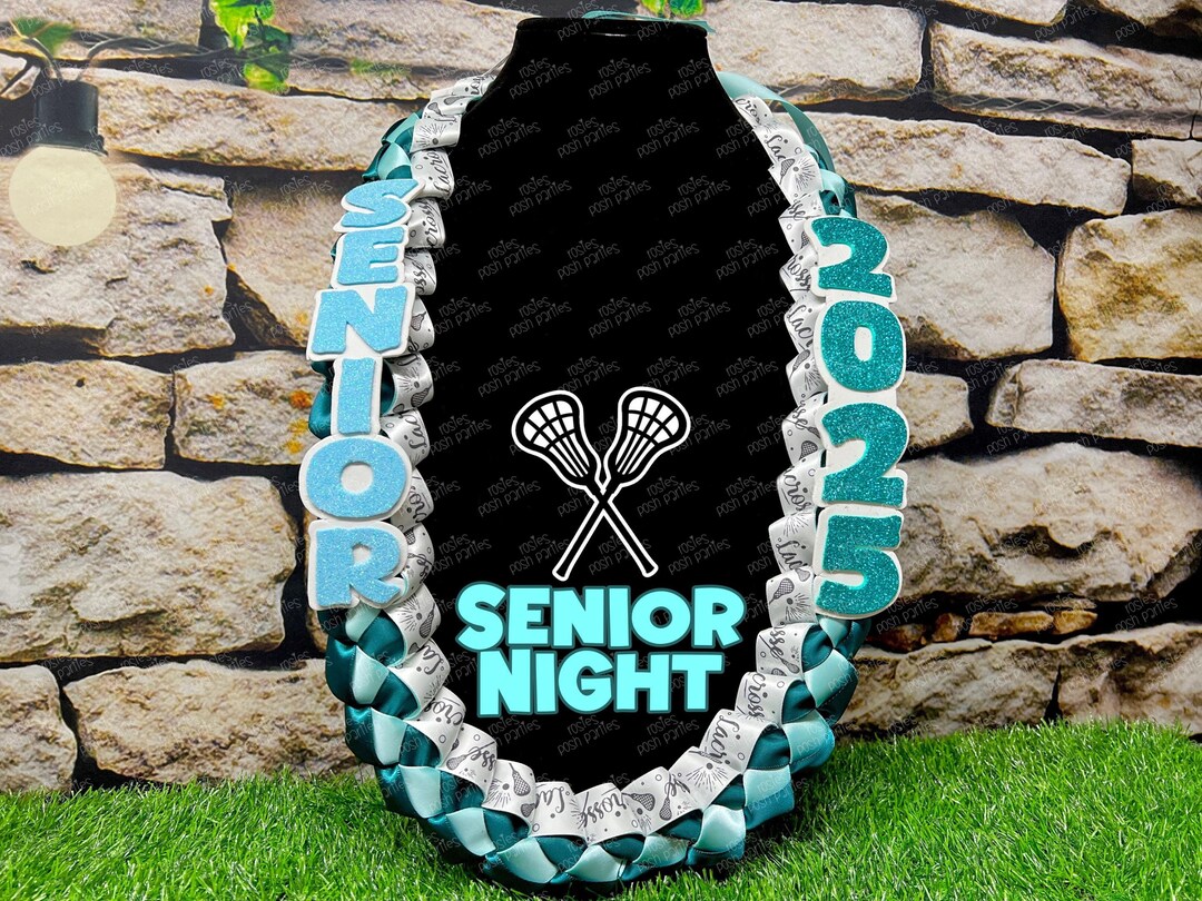 Lacrosse Sports Graduation Lei | Promotion Gift Lei | Sports Senior ...