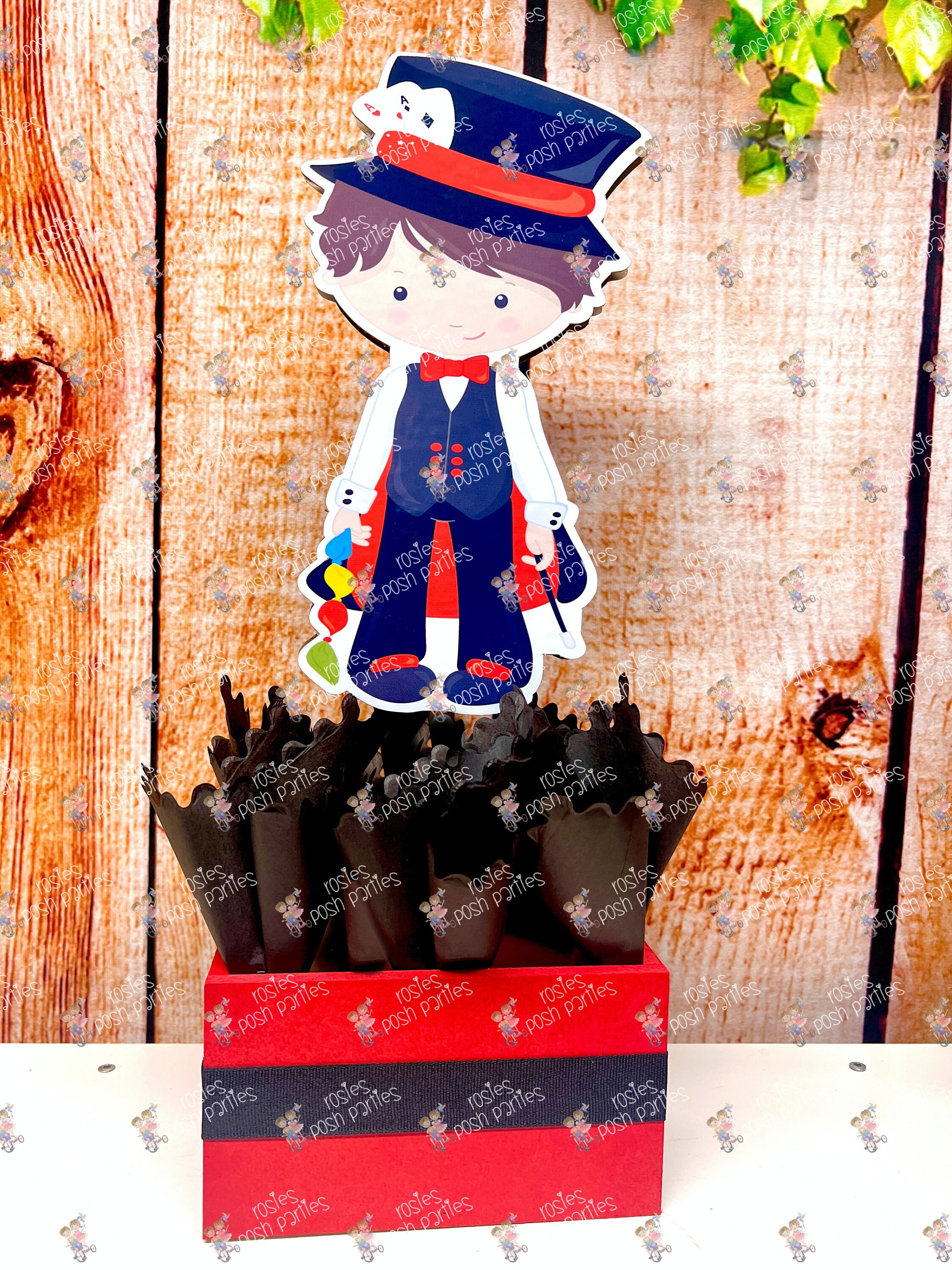 Magician Birthday Decorations Magician Centerpiece Magic Show - Etsy
