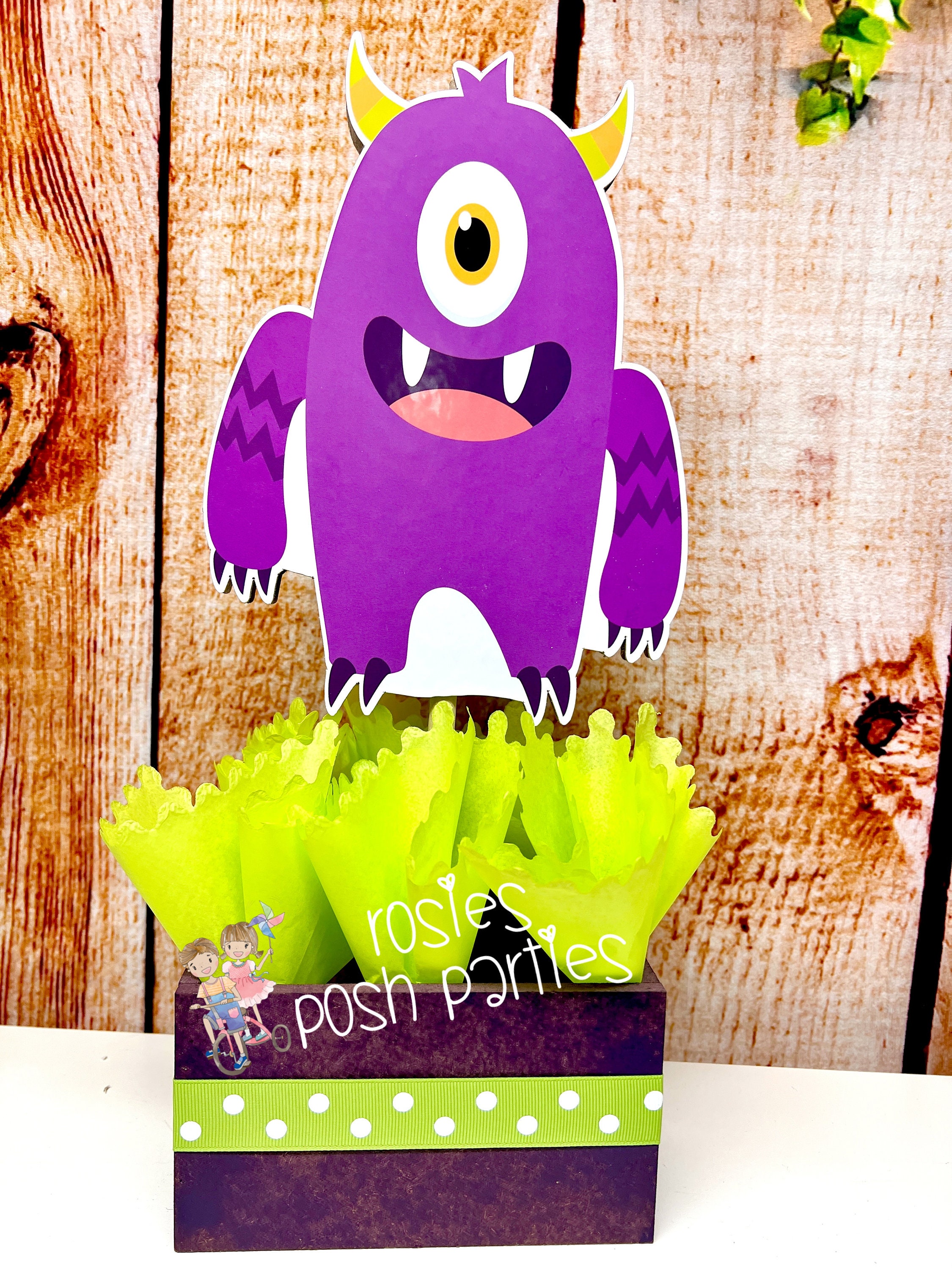 Monster Birthday Centerpieces Little Monsters Cute Birthday | Etsy