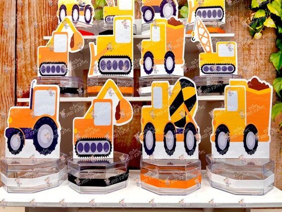Construction Theme | Construction Birthday Party Centerpiece Decoration ...