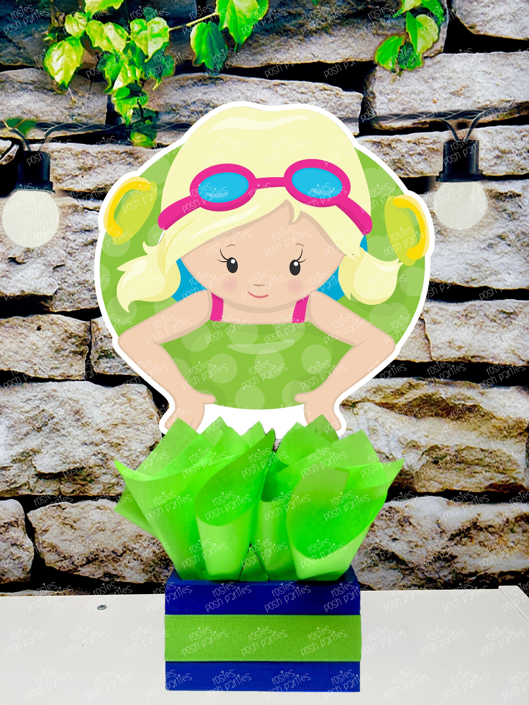 Pool Party | Pool Theme | Pool Birthday Party | Pool Centerpiece | Pool ...
