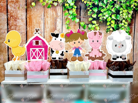 Pink Farm Theme | Girl Farm Birthday | Pink Farm Party | Farm ...