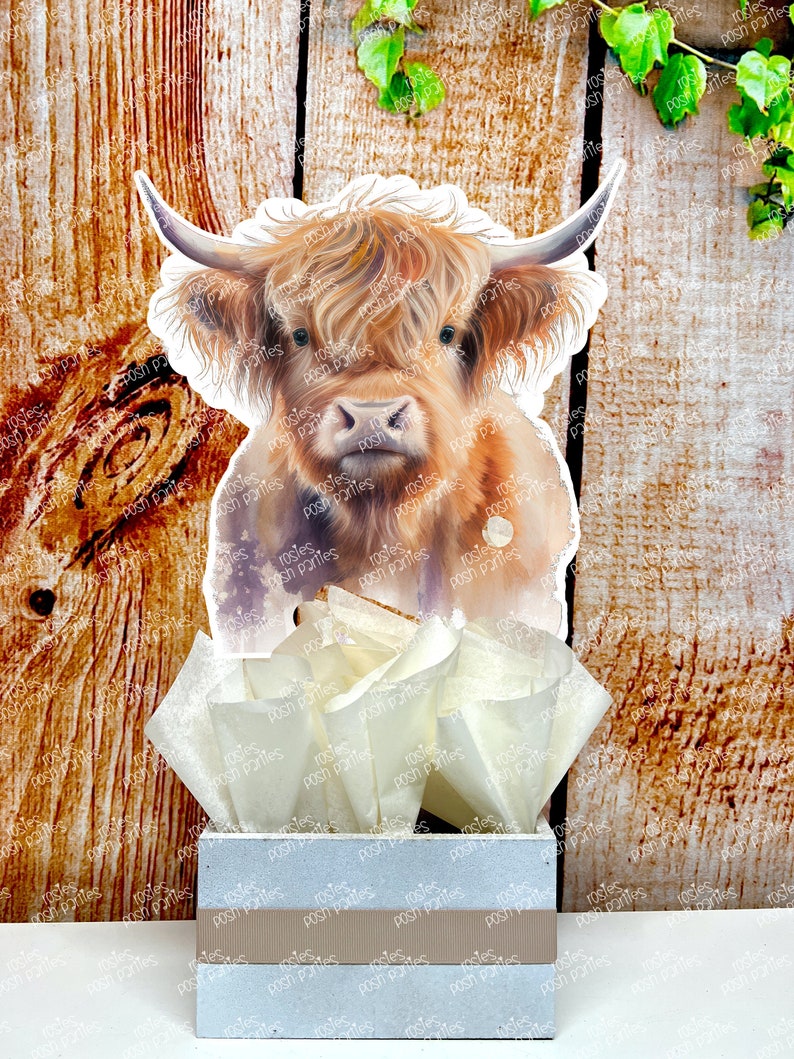 Boho Highland Cow Baby Shower Theme Bohemian Highland Cow - Etsy