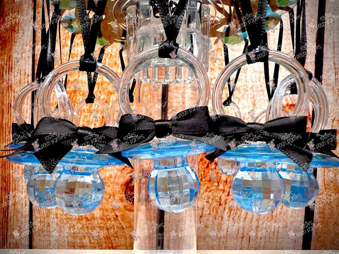 Pacifier Game Favor | Blue Pacifier | Don't Say Baby | Baby Shower ...