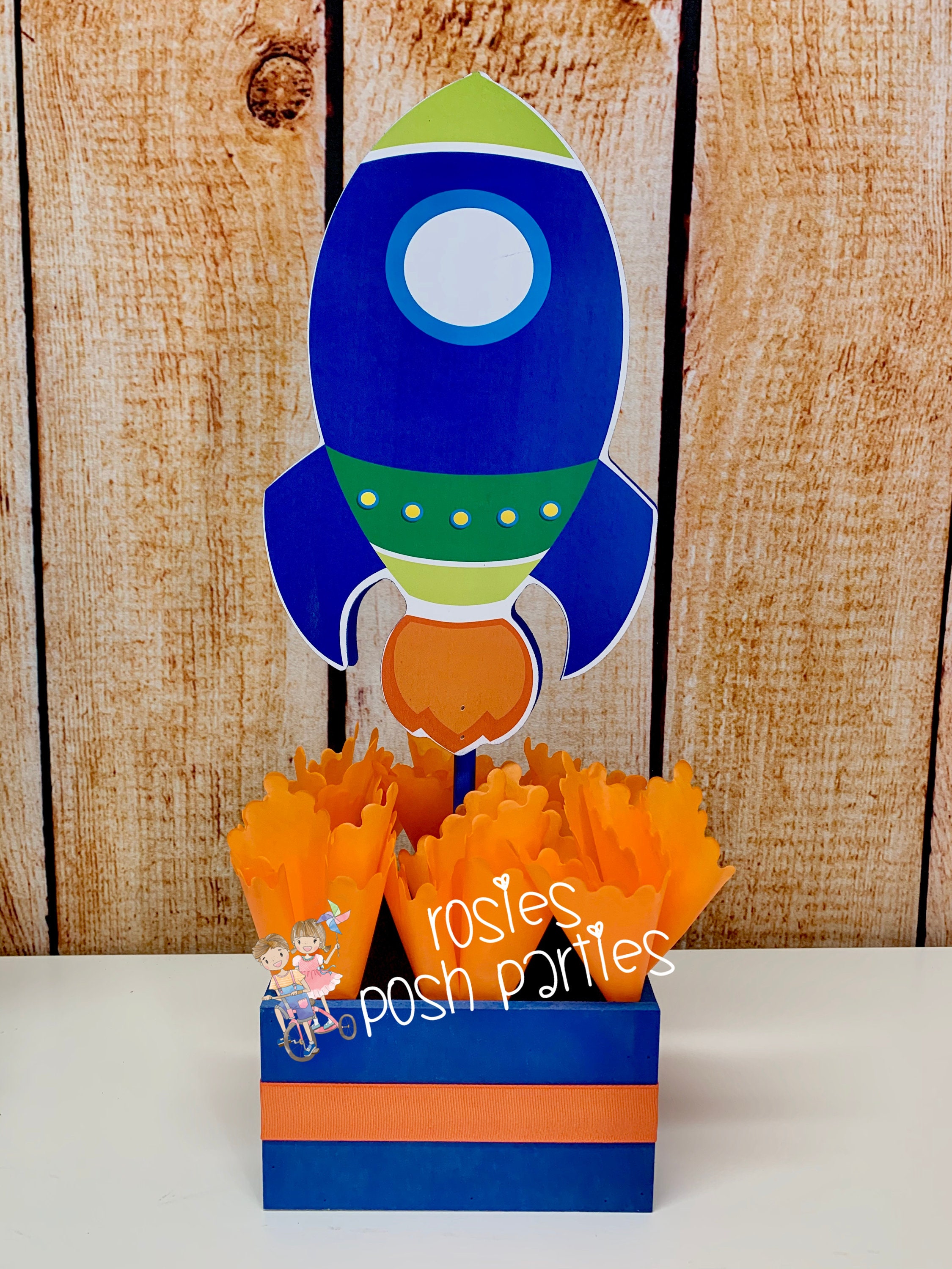 Outer Space Blast Off Centerpiece Decoration Spaceship Outer | Etsy