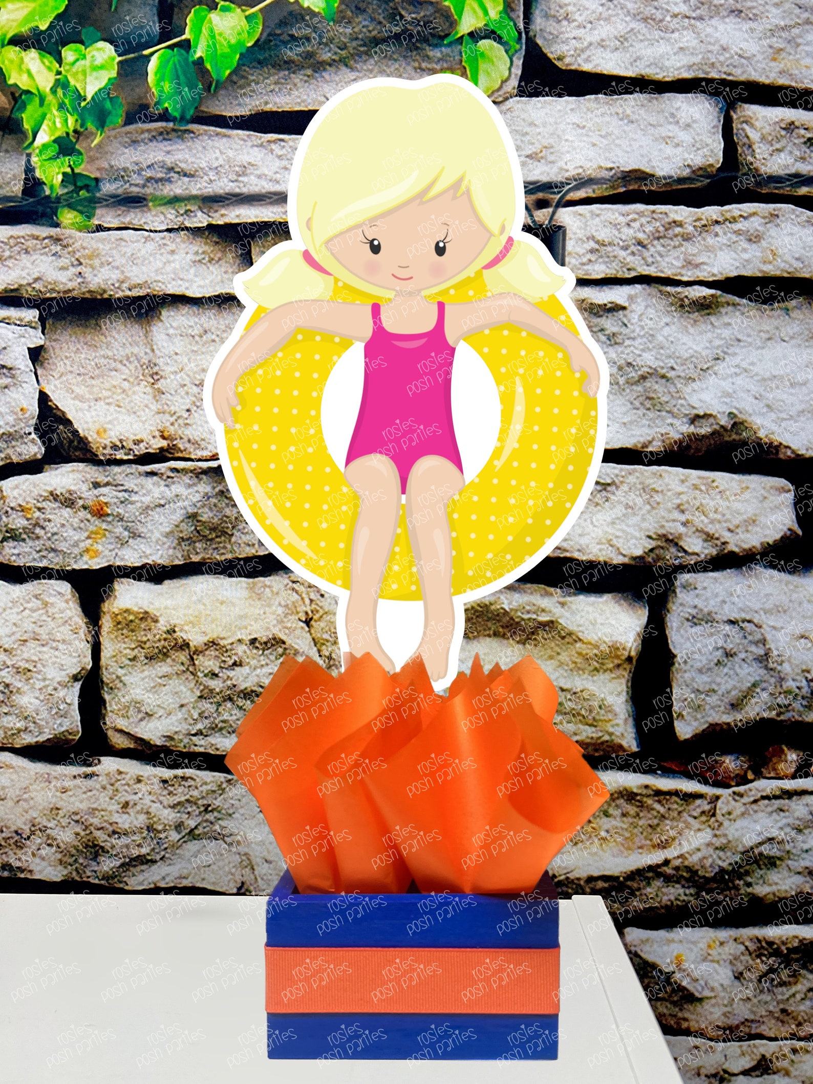 Pool Party | Pool Theme | Pool Birthday Party | Pool Centerpiece | Pool ...