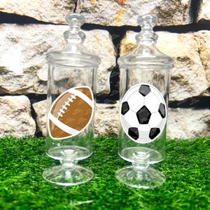 Sports Theme | Sports Birthday Favor | Apothecary Jar Favor | Sports ...