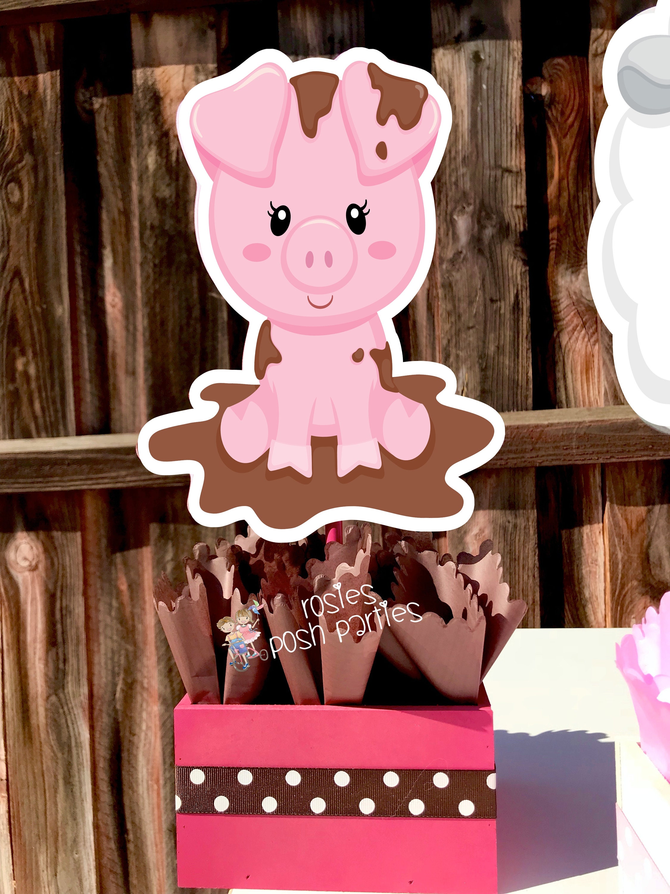 Pink Farm Theme Girl Farm Birthday Pink Farm Party Farm - Etsy