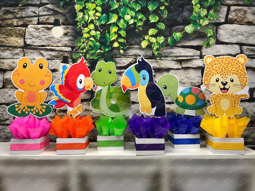 Rainforest Animal Theme | Tropical Rainforest Birthday | Tropical Baby ...