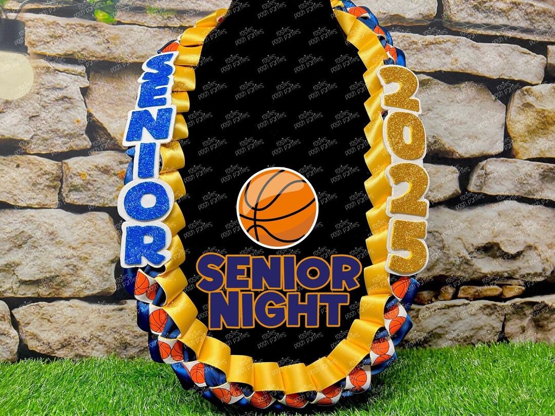 Basketball Sports Graduation Lei | Promotion Gift Lei | Sports Senior ...