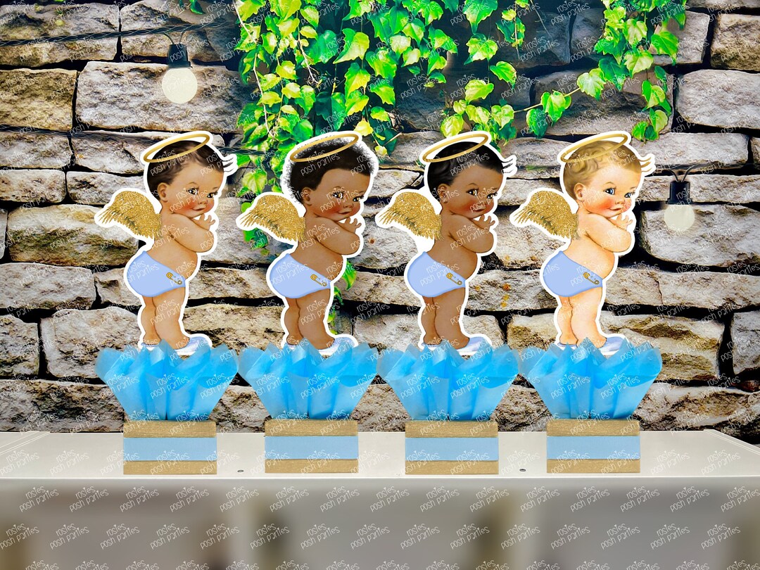 Heaven Sent Baby Shower | Angel Theme | Angel Royal Prince Theme ...