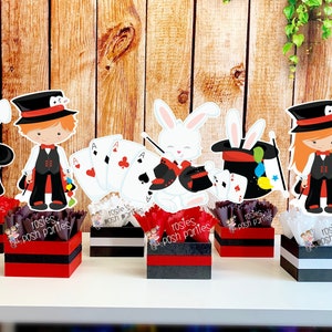 Magician Birthday Decorations Magician Centerpiece Magic Show | Etsy