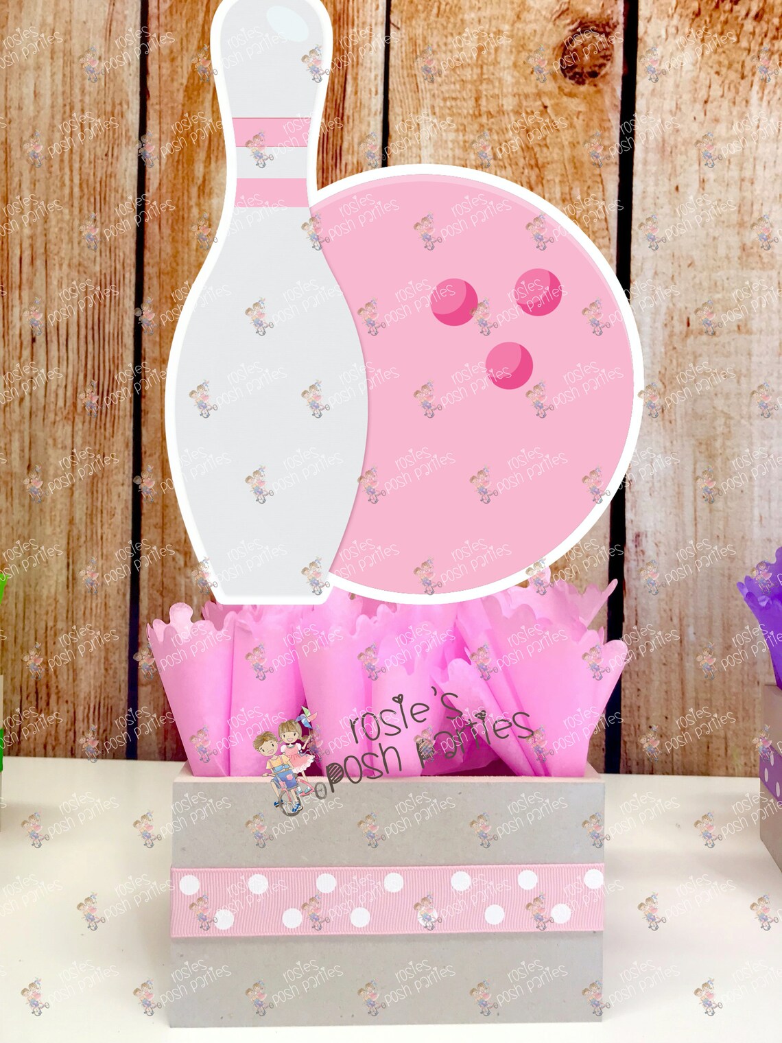 Bowling Theme Birthday Party Decoration Centerpiece Bowling - Etsy