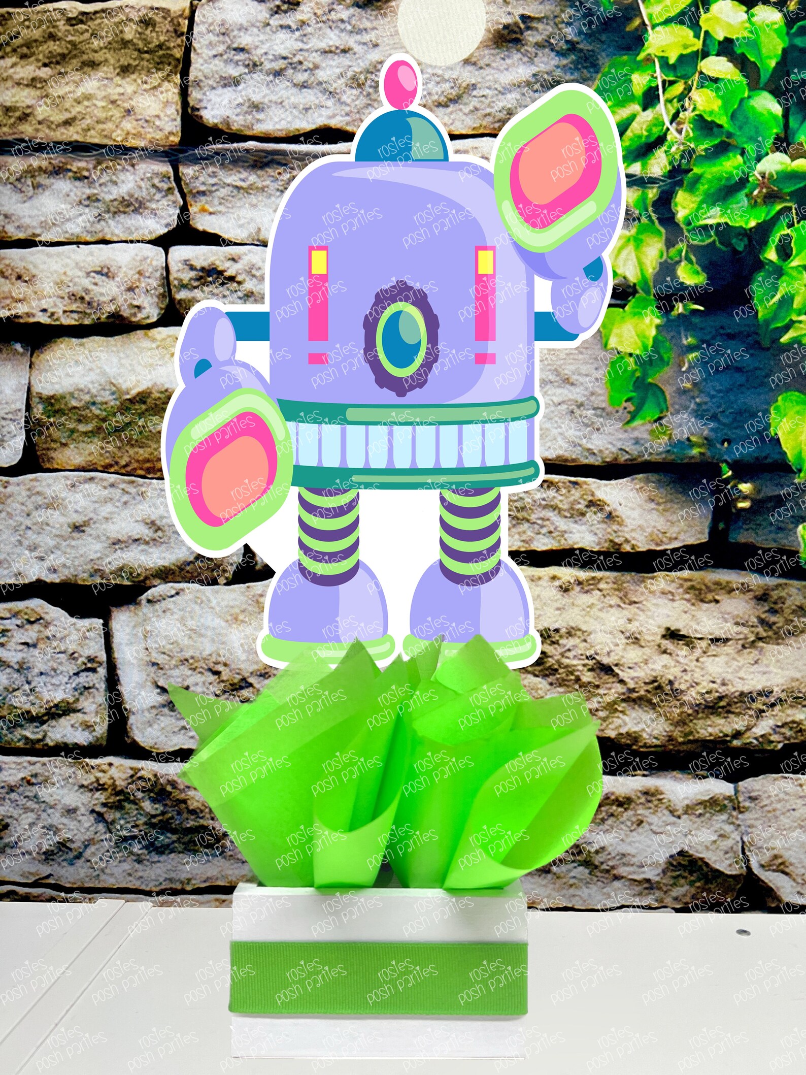 Girl Robot Theme Birthday | Its a Robot Girl Baby Shower Party ...