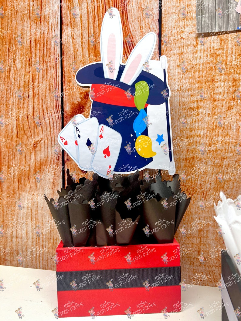 Magician Birthday Decorations Magician Centerpiece Magic Show - Etsy