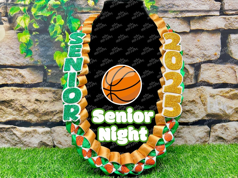 Basketball Sports Graduation Lei | Promotion Gift Lei | Sports Senior ...
