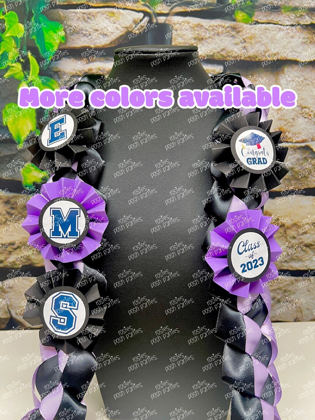 Graduation Lei Promotion Gift Lei Senior Night Gift Lei Braided Ribbon ...