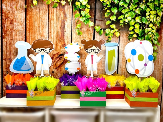 Science Birthday Theme Centerpiece Decoration Science Party | Etsy