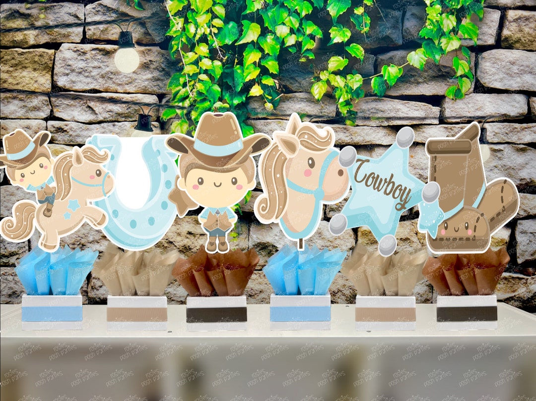 Little Cowboy Baby Shower | Cowboy Theme | Wild West Birthday Table ...
