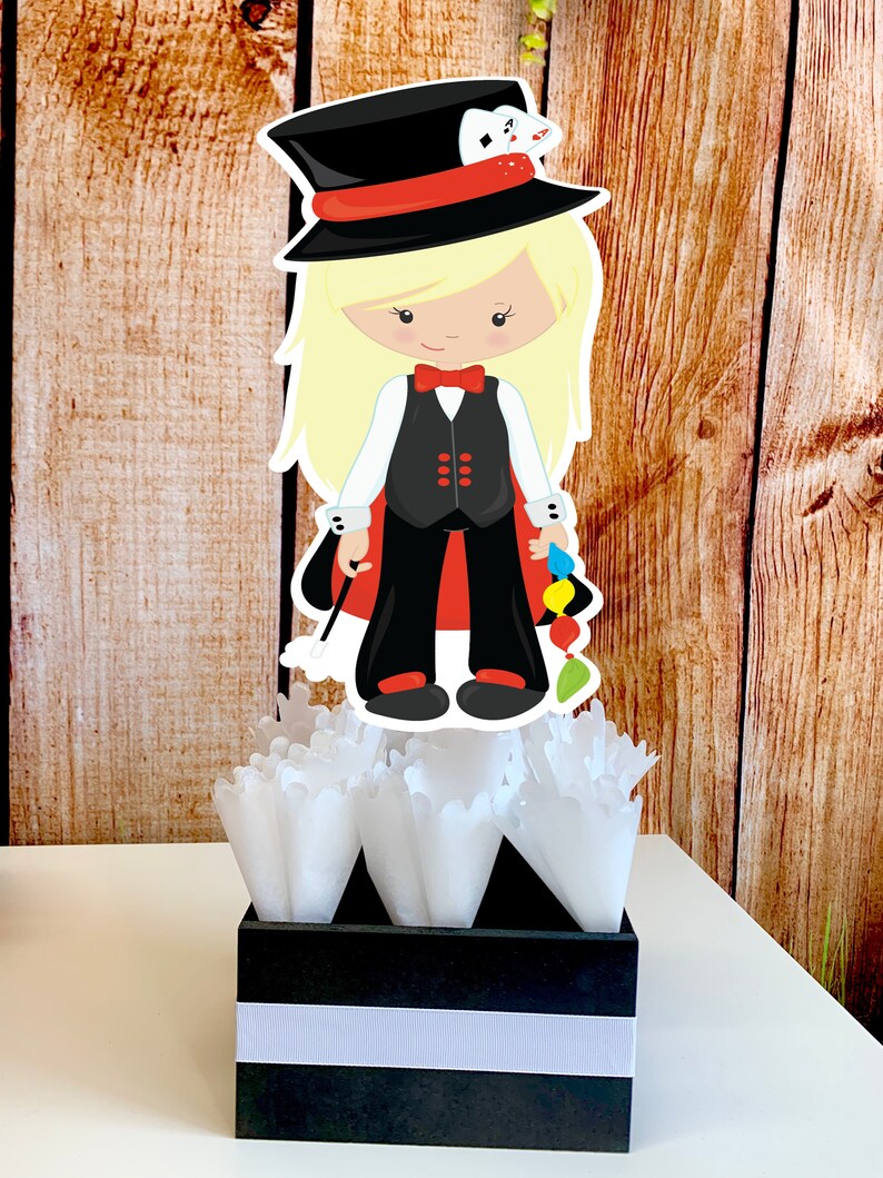 Magician Birthday Decorations Magician Centerpiece Magic Show - Etsy