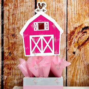 Pink Farm Theme | Girl Farm Birthday | Pink Farm Party | Farm ...