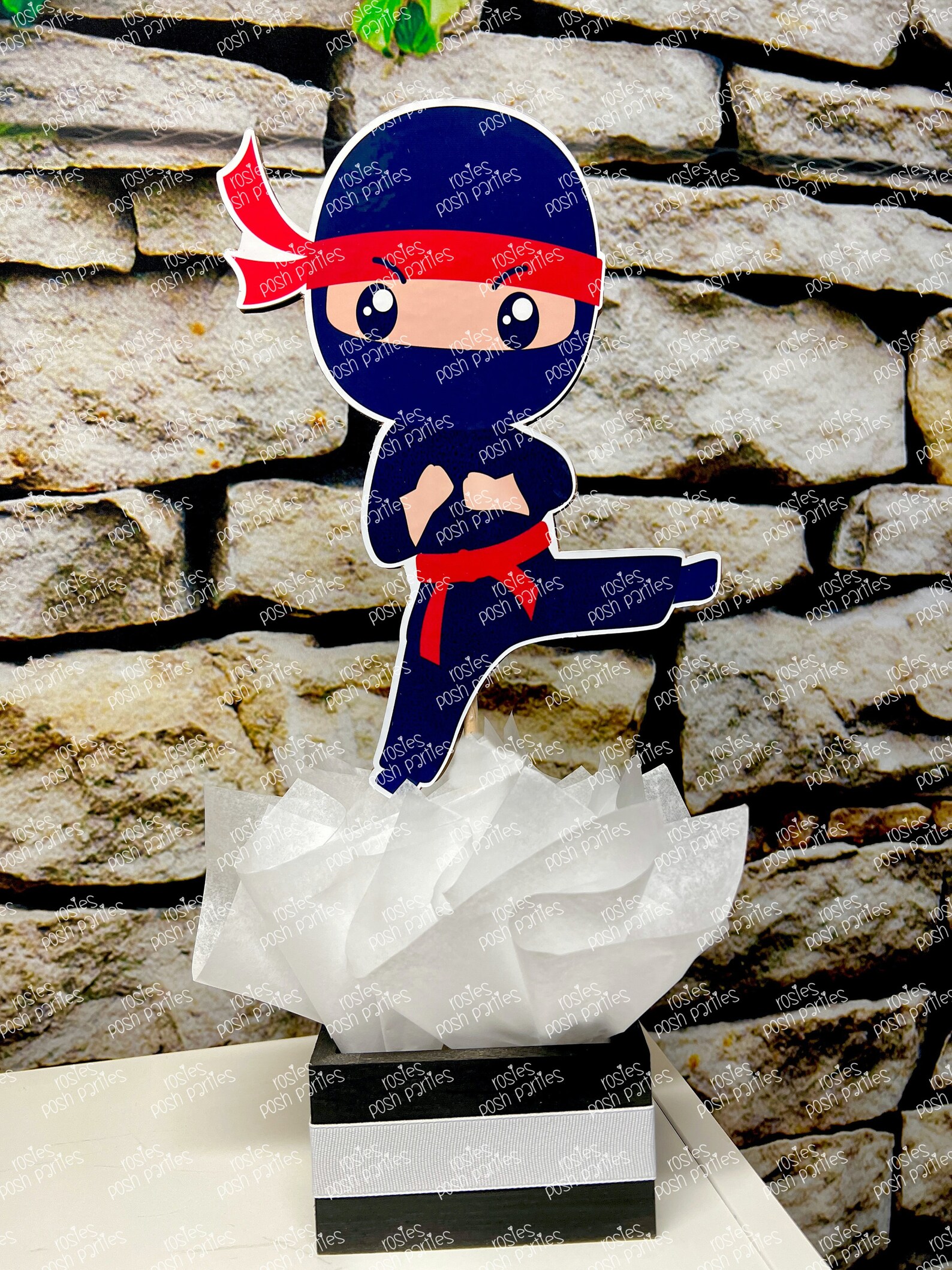 Ninja Birthday Theme | Ninja Karate Party Centerpiece Decoration ...
