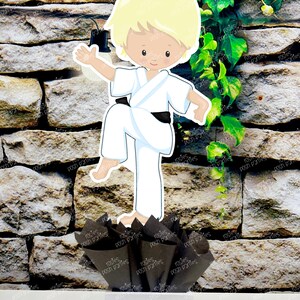 Karate Taekwondo Theme | Karate Birthday Table Centerpiece | Karate ...
