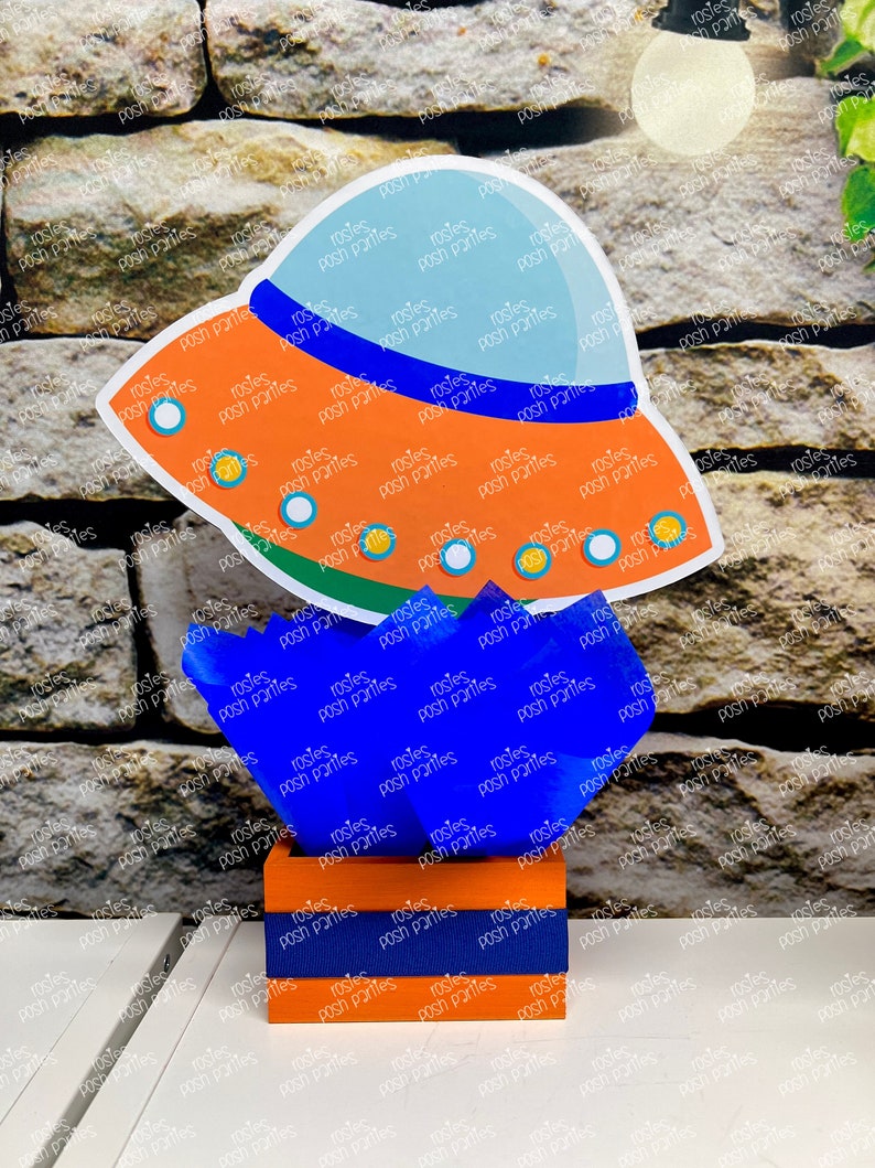 Outer Space Theme | Blast off Centerpiece | Astronaut Baby Shower ...