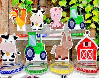 FARM PARTY Cups Farm Cups Farm Animal Cups Farm First - Etsy