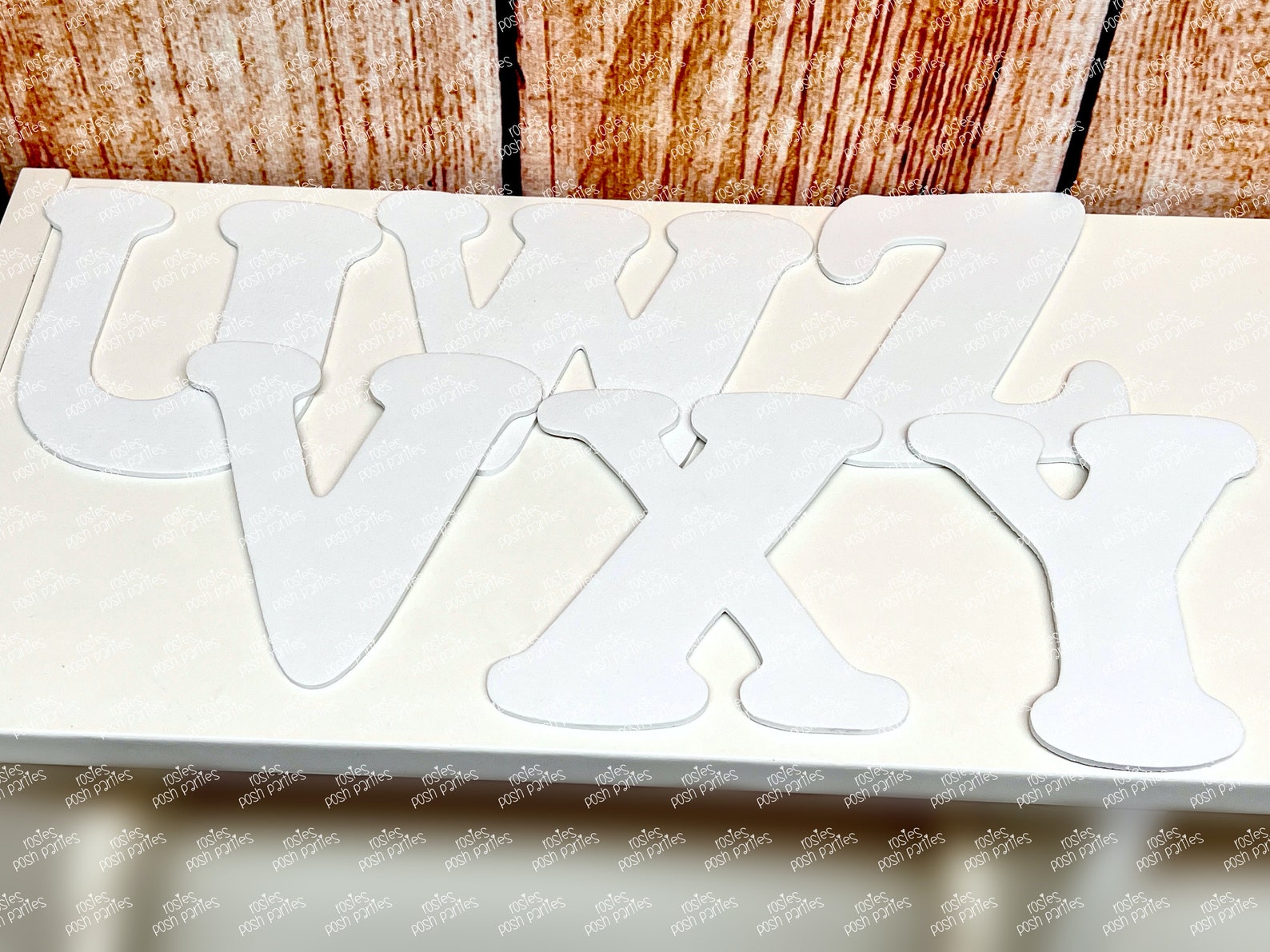 White Foam Letters | Alphabet Letters | Pick Your Own Letters | You ...