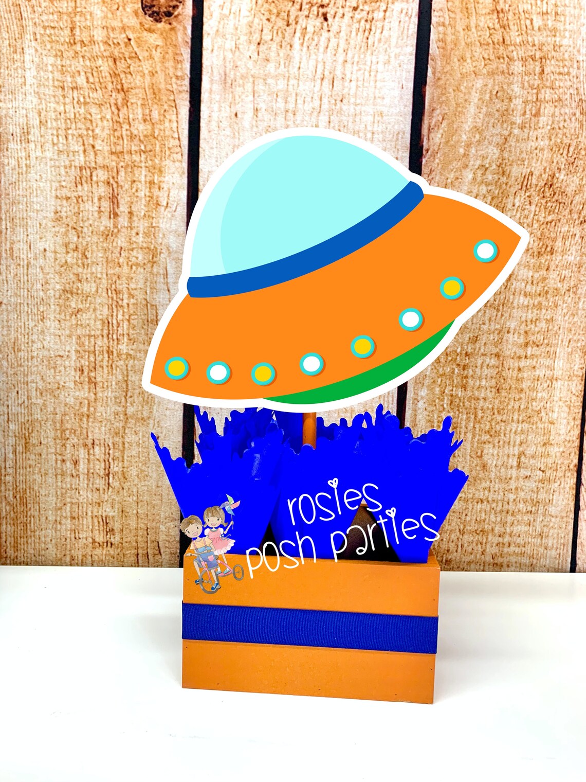 Outer Space Blast off Centerpiece Decoration Spaceship Outer - Etsy