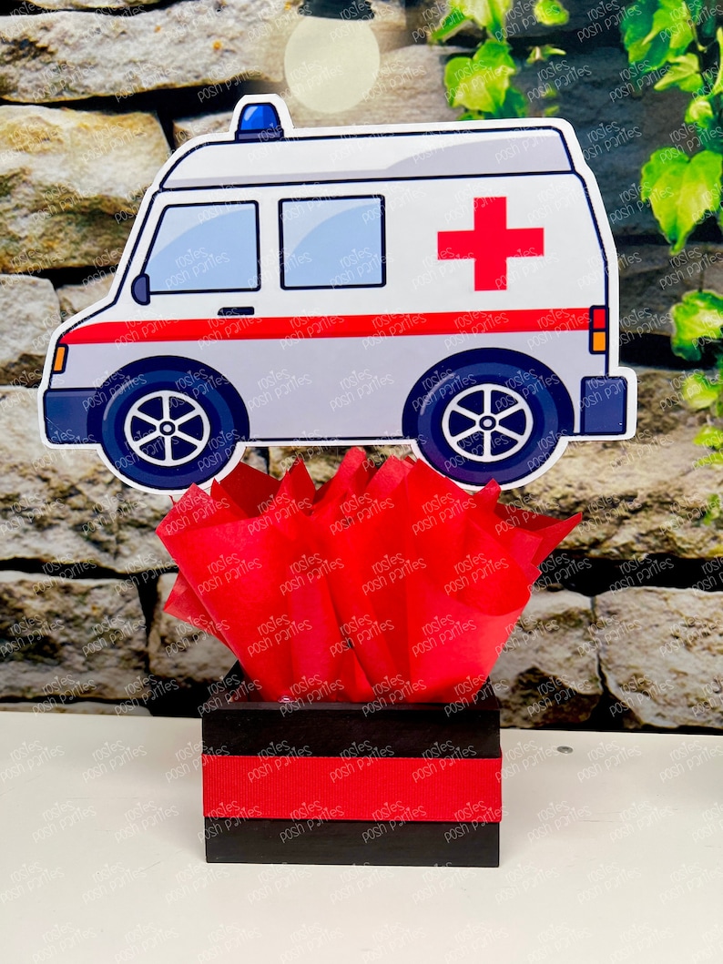 First Responder Birthday Theme | First Responder Party Decoration ...