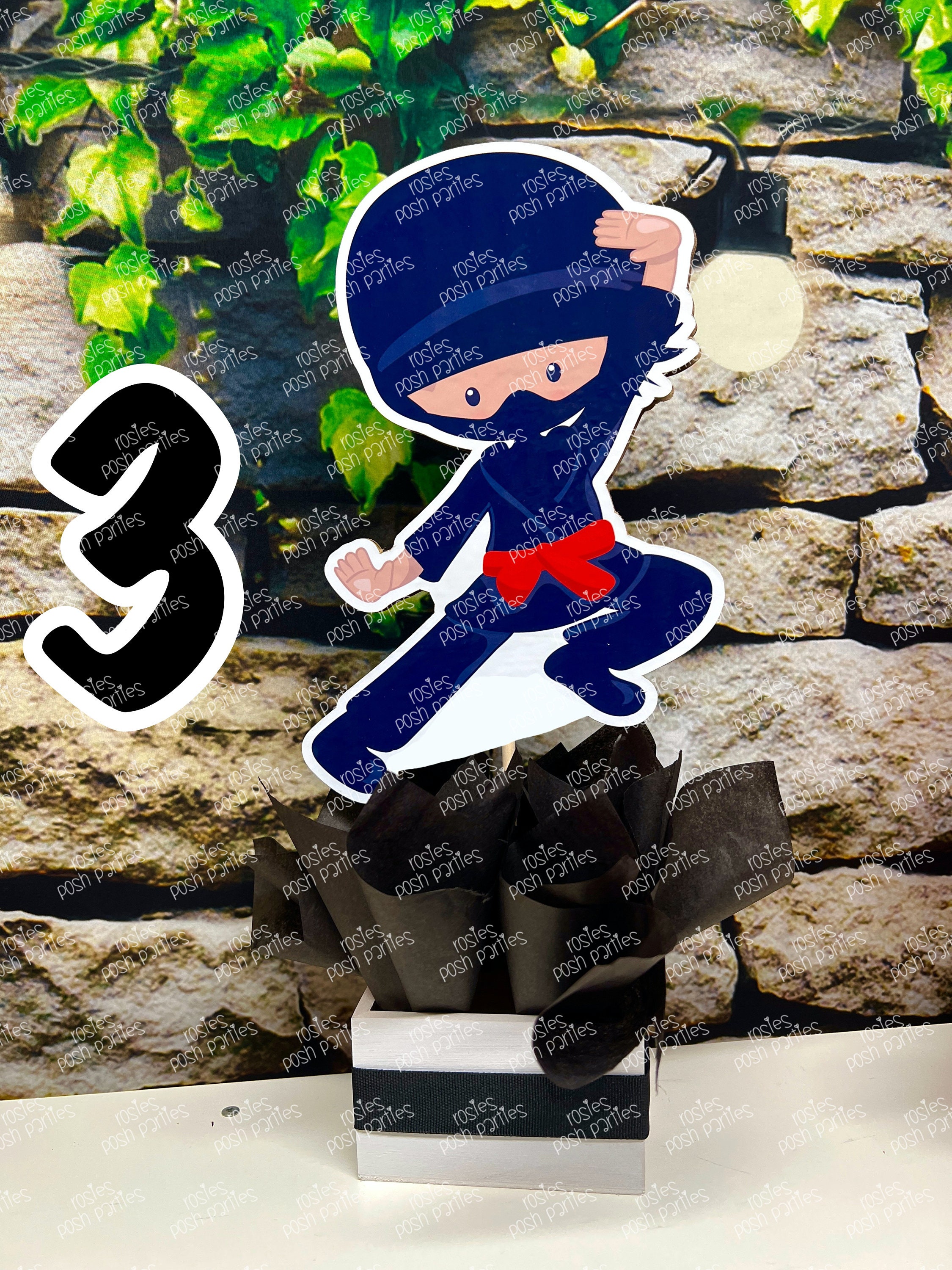 Ninja Birthday Ninja Party Ninja Centerpiece Decoration Ninja - Etsy